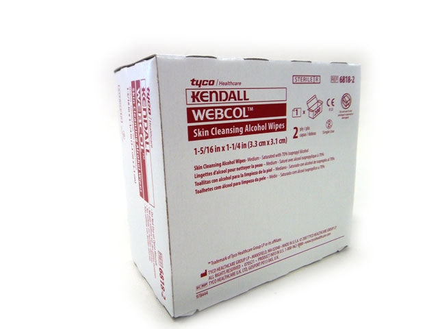Webcol Skin Swabs Alcohol Wipes
